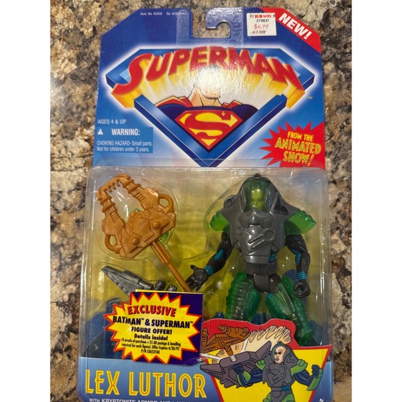 Kenner | Toys | Vintage 996 Kenner Superman Animated Series Lex Luthor ...